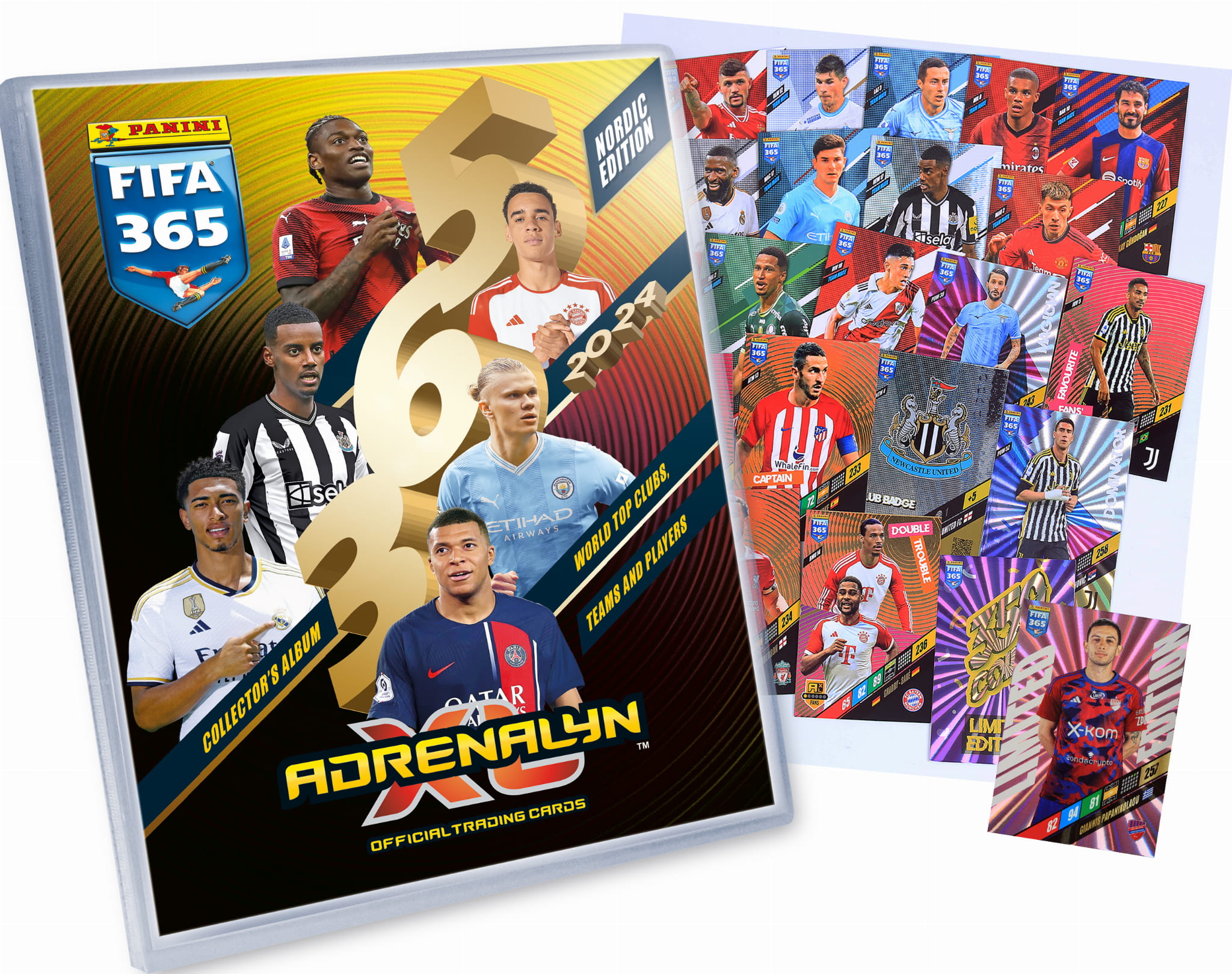 FIFA 2024 ALBUM 60 karty piłkarskie 10 x Limited Edition fantop.pl